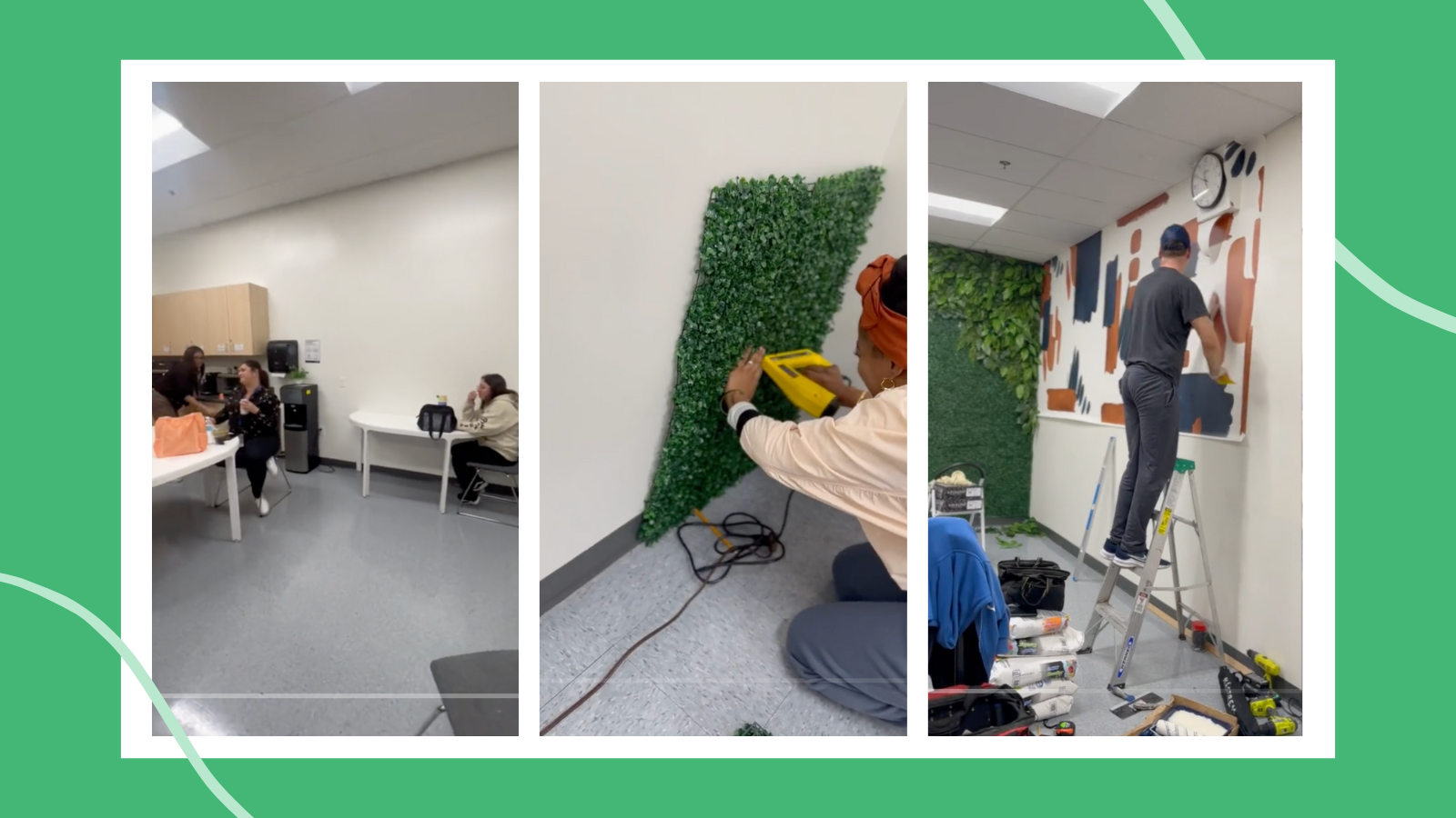 An Interior Designer Transformed This Teachers Lounge