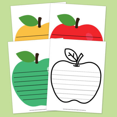 Free Printable Apple Template Bundle