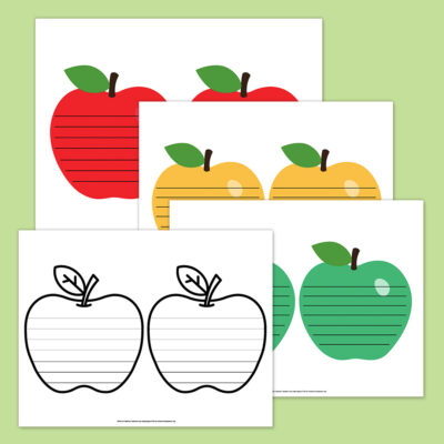 Free Printable Apple Template Bundle