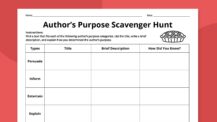 Free Printable Author's Purpose Worksheet Bundle (3 Activities) - We ...