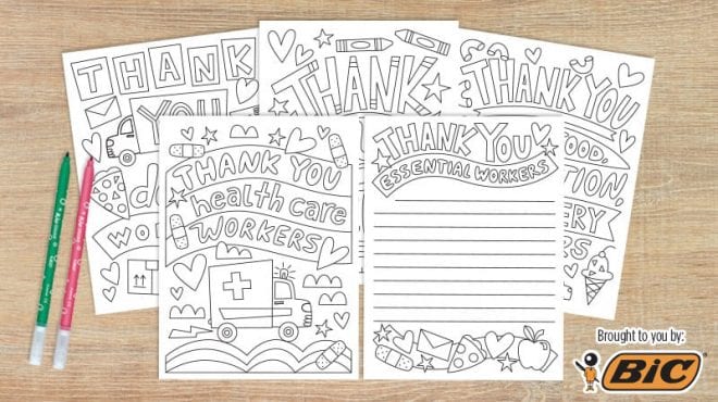 Free Essential Workers Coloring Pages - WeAreTeachers