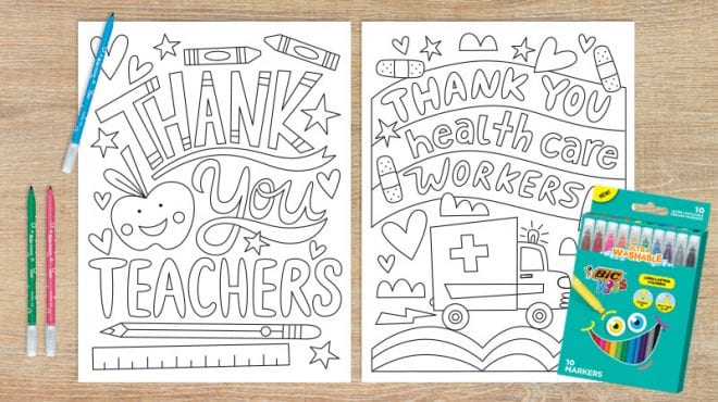 Free Essential Workers Coloring Pages - WeAreTeachers