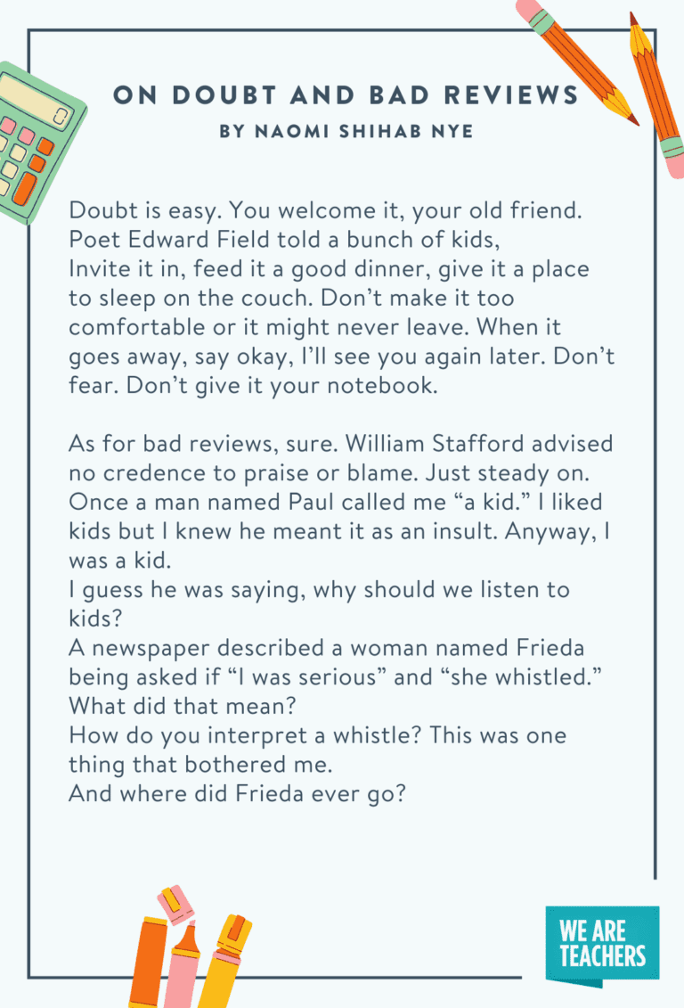 36 Back to School Poems for Every Student - We Are Teachers