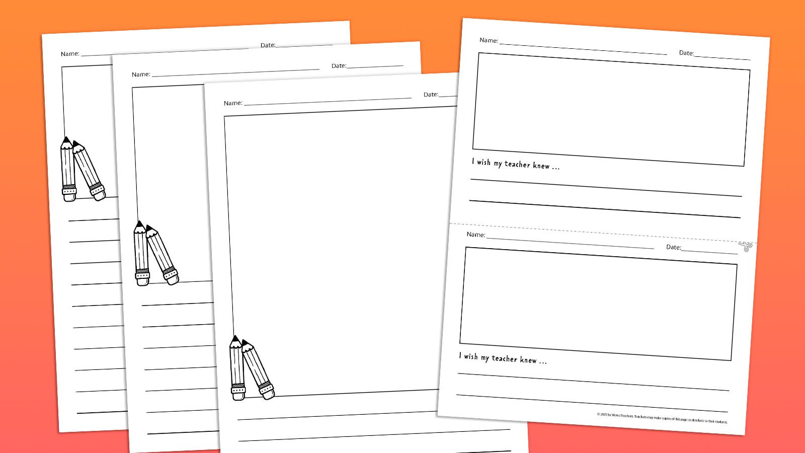 12 Fun First-Day-of-School Worksheets (Free Printables)