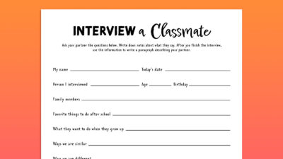 31 First-Day-of-School Activities To Start the School Year Off Right