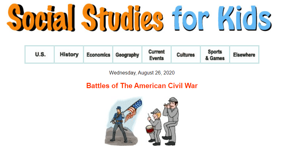 14 Websites to Teach Kids About The Civil War - We Are Teachers