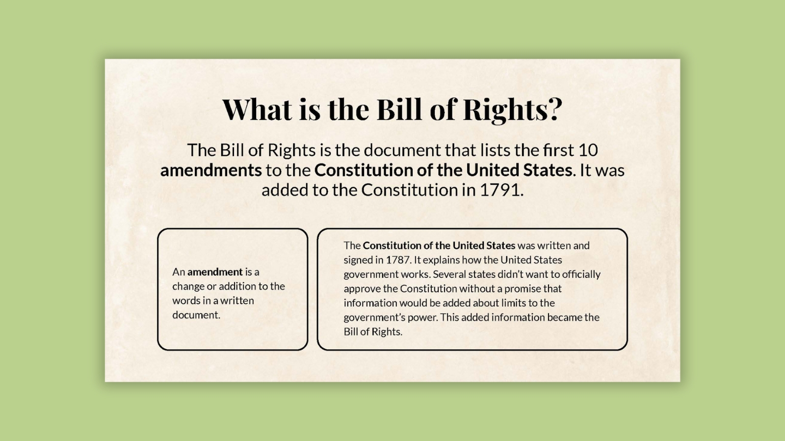Bill of Rights for Kids (Free Google Slides, Activities, and More)