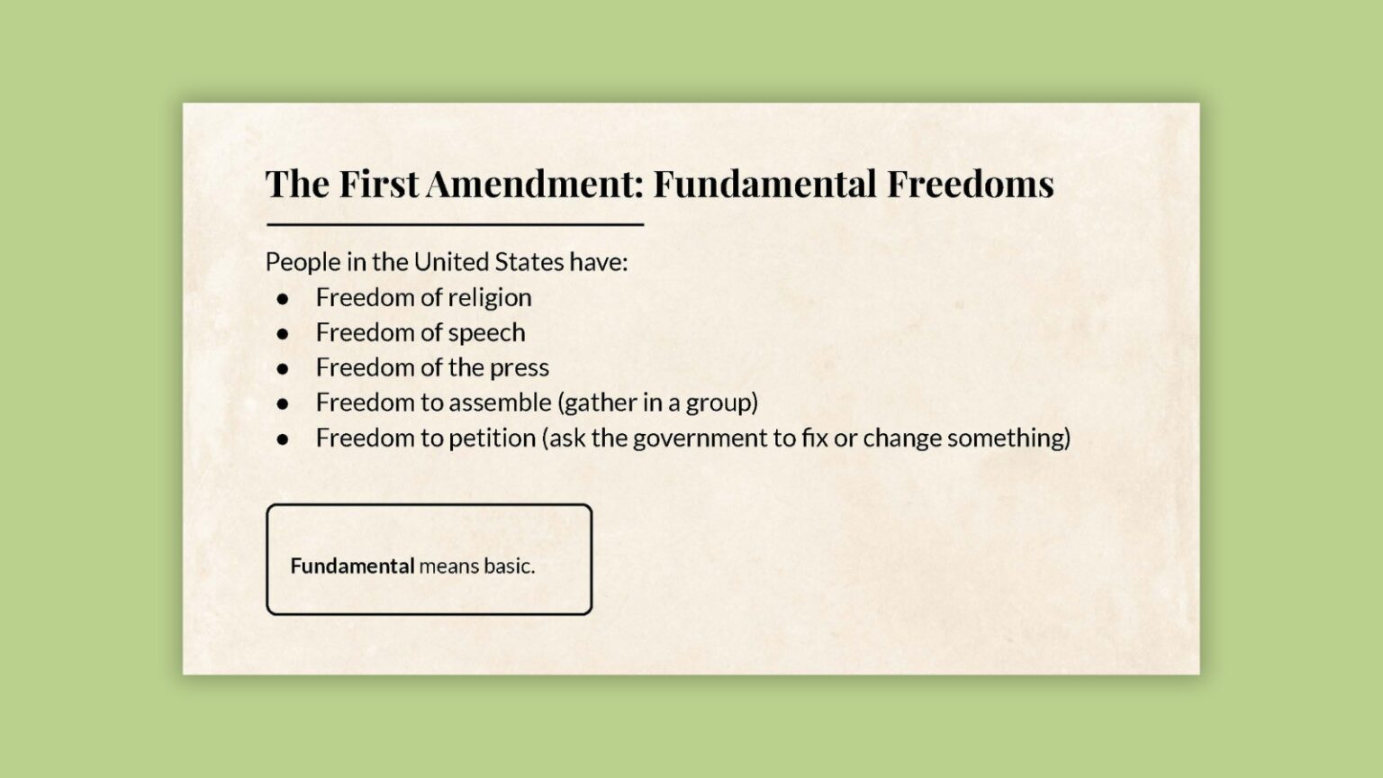 Bill of Rights for Kids (Free Google Slides, Activities, and More)