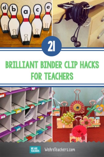 21 Brilliant Binder Clip Hacks All Teachers Need to Try - We Are Teachers