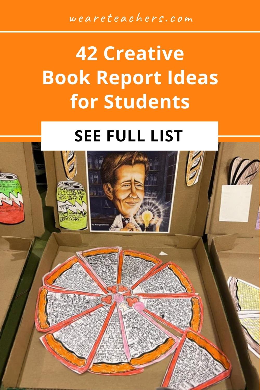 42 Creative Book Report Ideas for Every Grade and Subject
