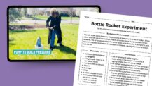 Bottle Rocket Experiment: How-To Plus Free Worksheet