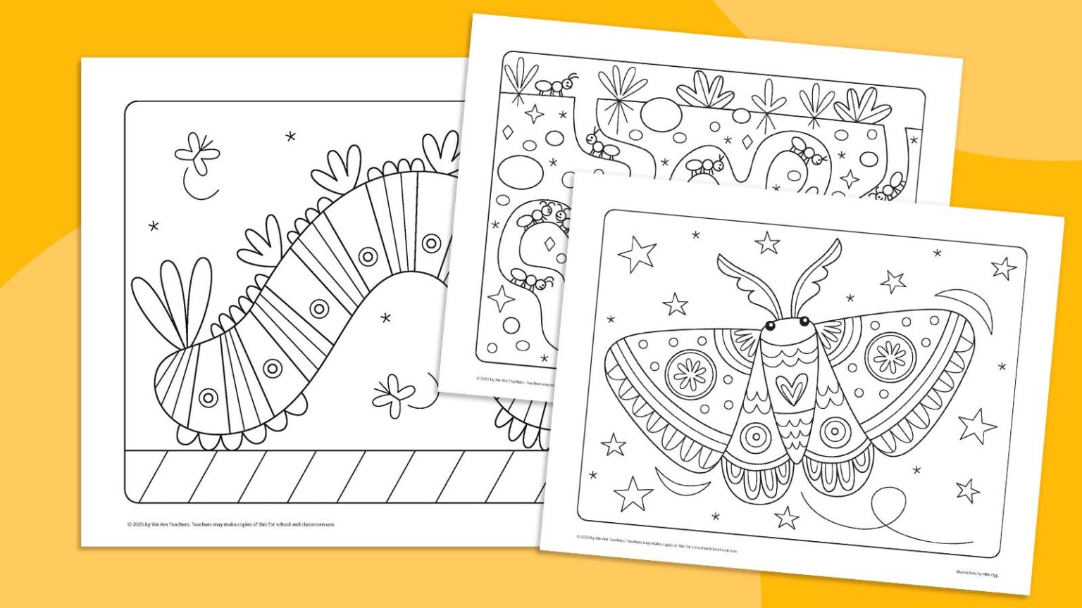 Bug and Insect Coloring Pages