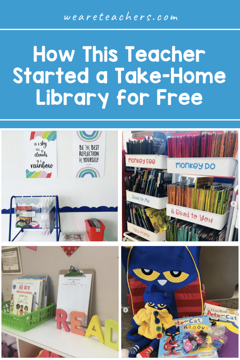 How This Teacher Started a Take-Home Library for Free