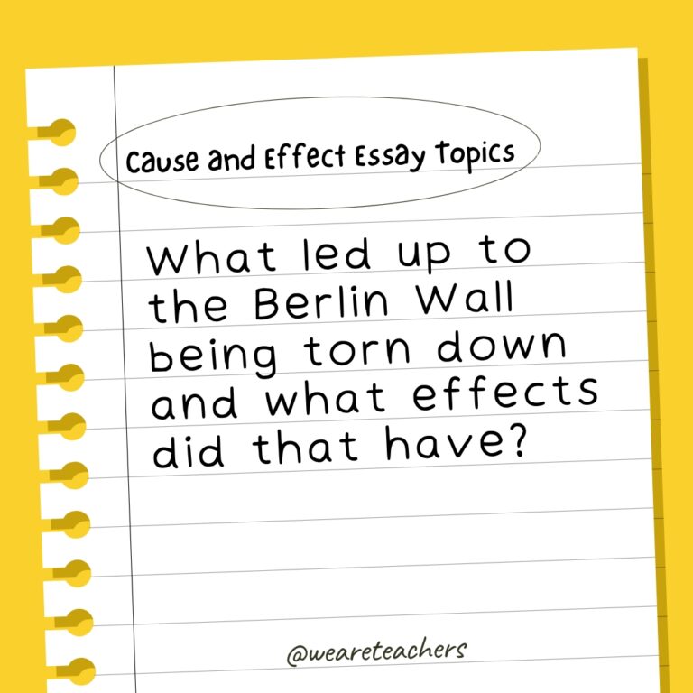 170+ Cause-and-Effect Essay Topics for K-12 Students