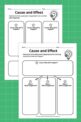 Cause and Effect Graphic Organizer Bundle (Free Printables)