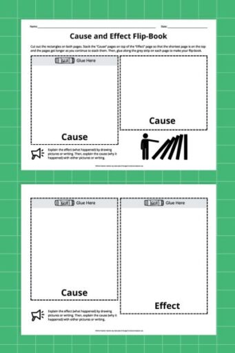 Cause and Effect Graphic Organizer Bundle (Free Printables)