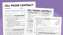Free Printable Cell Phone Contracts for Teens