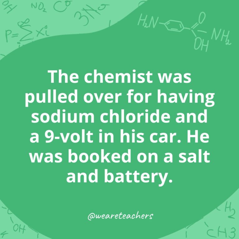65 Hilarious Chemistry Jokes and Puns