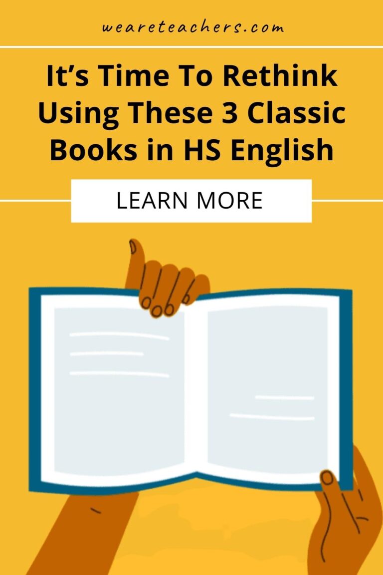 It's Time To Rethink Using These 3 Classic Books in the Classroom