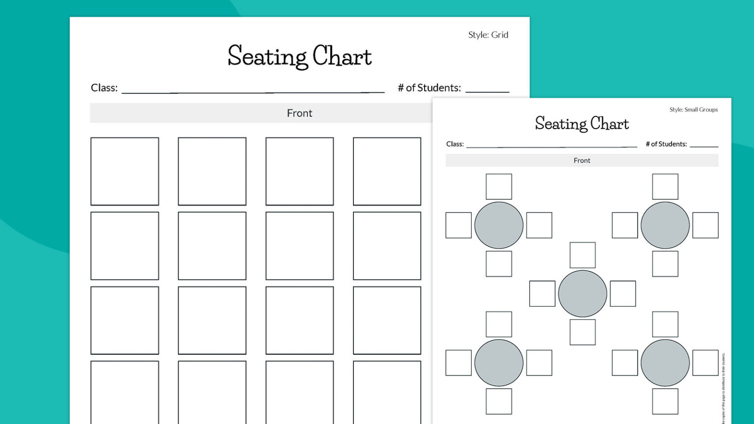 9 Classroom Seating Chart Arrangements (Free Printable Bundle)