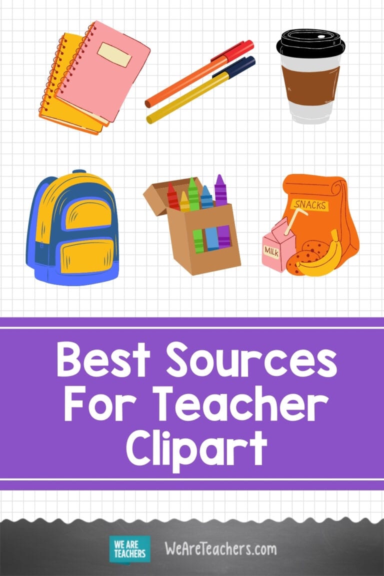 Best Free and Paid Teacher Clipart Resources - We Are Teachers