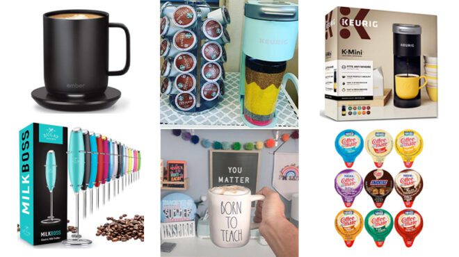 The Best Coffee Station Ideas for the Classroom or Teachers' Lounge