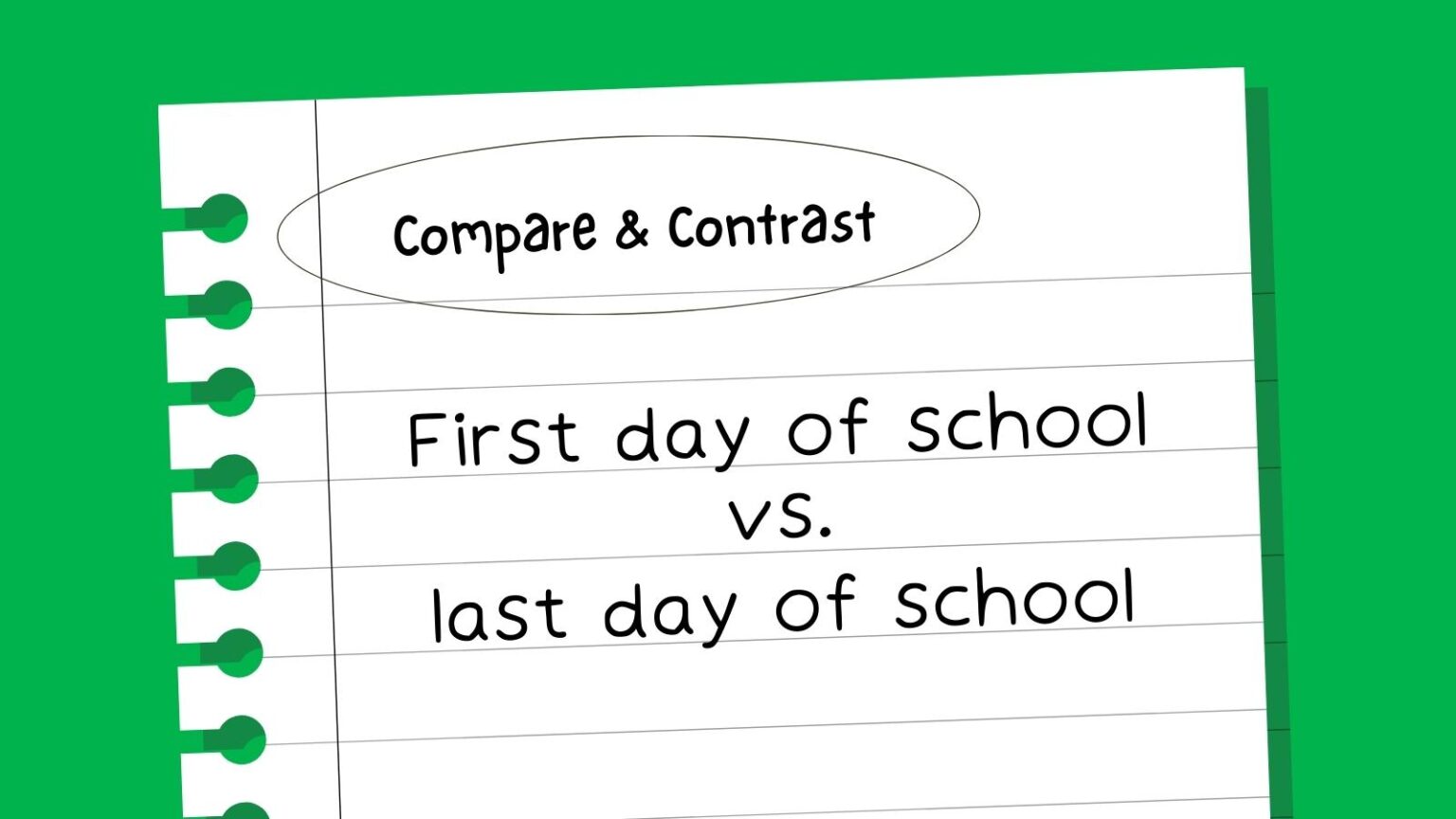 Compare and Contrast Graphic Organizer Bundle (Free Printables)
