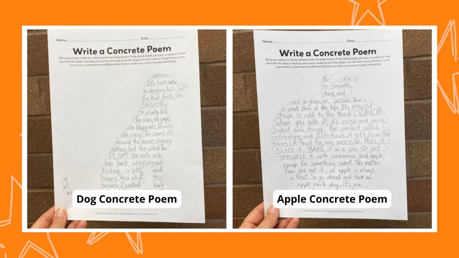 How To Write Concrete Poems: Examples and Templates - Asha Modern School