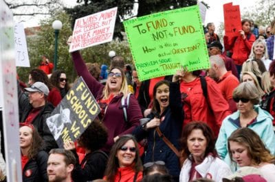 Teacher Protest Signs From the Walkouts in CO and AZ