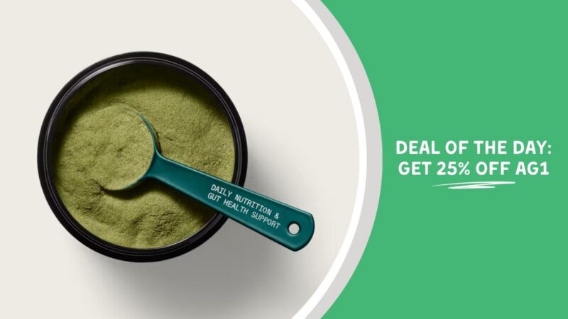 AG 1 Teacher Discount: Our Deal of the Day