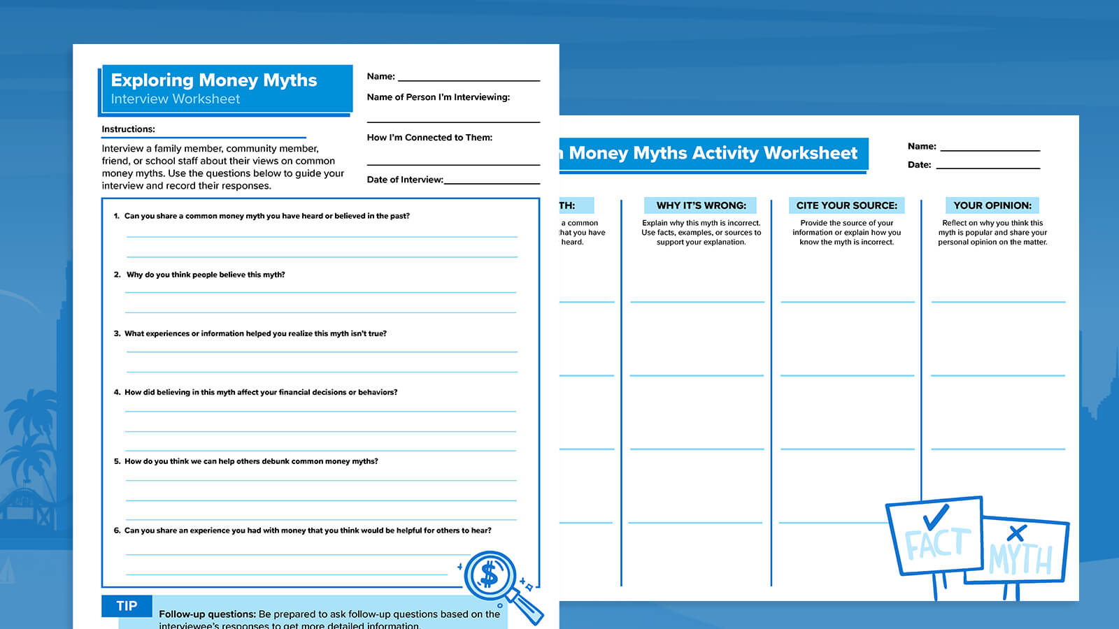 These Principal Foundation Money Myths Activities are Fun