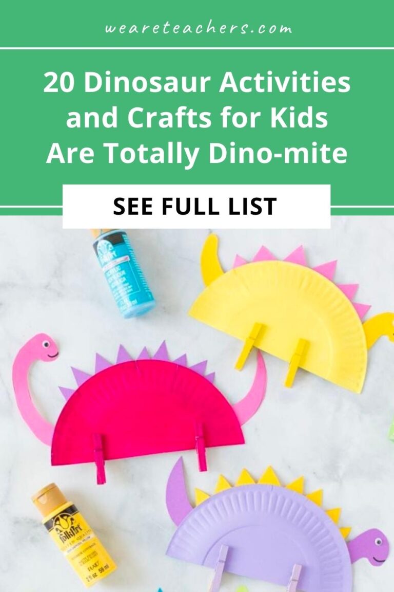 These 20 Dinosaur Activities and Crafts for Kids Are Totally Dino-mite