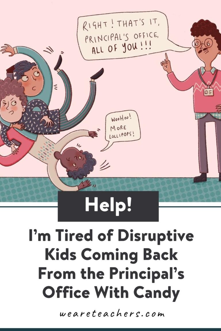 Ask WeAreTeachers: My Principal Gives Candy to Kids Who Misbehave