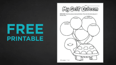 Free Printable: My Positive Self-Esteem - WeAreTeachers