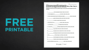 Free Printable: Homophones Worksheet - We Are Teachers