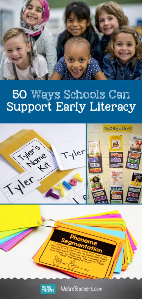 50 Ways Schools Can Support Early Literacy - We Are Teachers