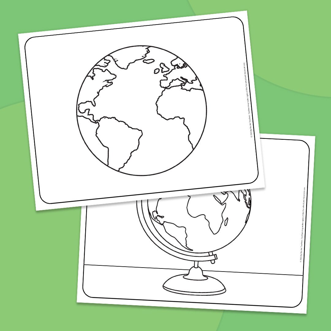 Earth Coloring Pages for Kids: Free Printable Templates