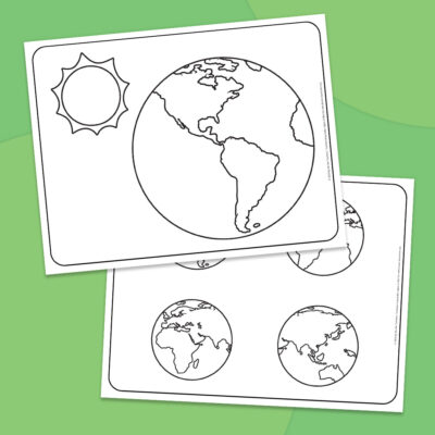Earth Coloring Pages for Kids: Free Printable Templates