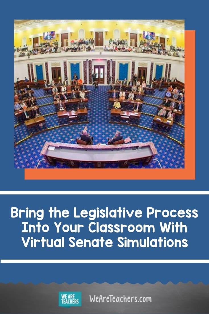 Bring The Legislative Process to Students With Virtual Senate Simulations