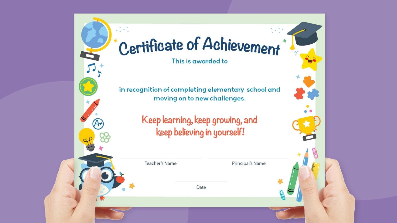 Free Printable Diploma Templates (Editable!) - Asha Modern School