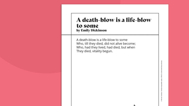 25 Famous Emily Dickinson Poems (Free Printable)