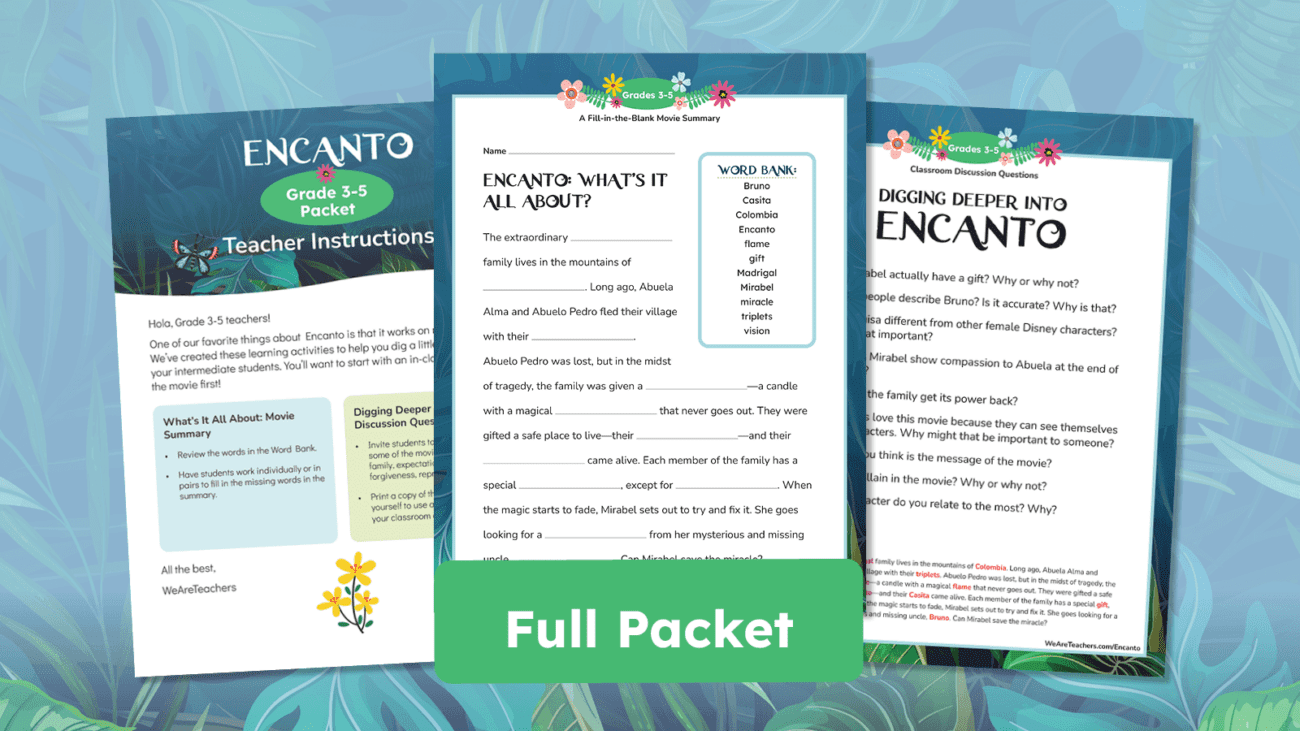Teaching with Encanto - We Are Teachers