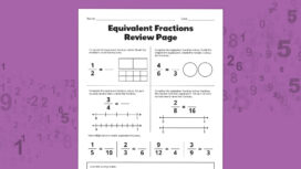 Free Equivalent Fractions Worksheets