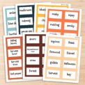 175+ Festive Fall Words (Free Printable List and Cards)