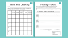 Free Goal Setting and Student Data Tracking Worksheets