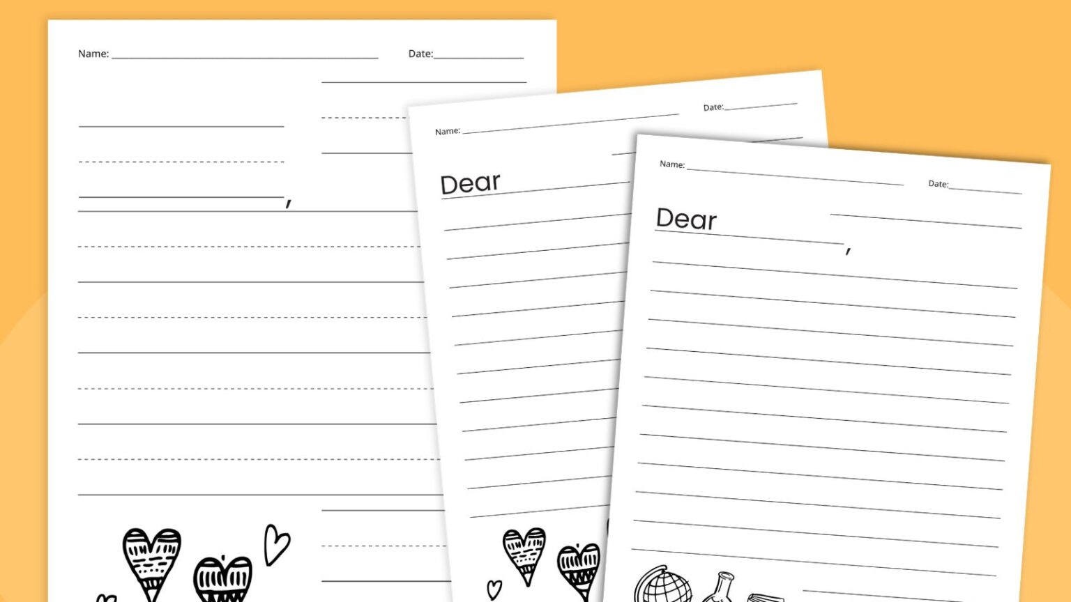 Free Printable Letter-Writing Paper for Kids - We Are Teachers
