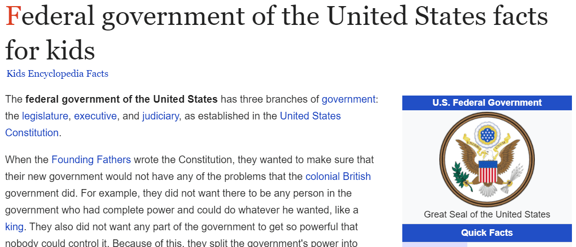15 Activities & Websites to Teach Kids About the Branches of Government ...