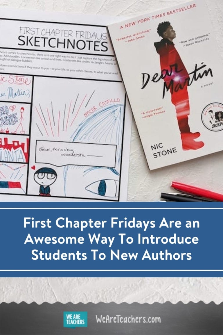 First Chapter Fridays Are a Fun Way to Introduce Students to New Authors