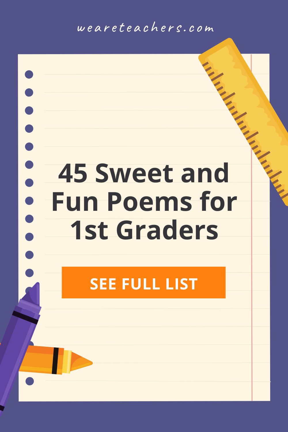 45 Sweet and Fun Poems for 1st Graders