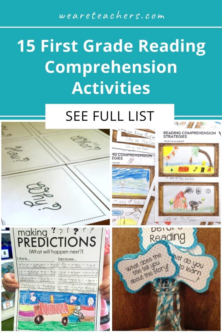First Grade Reading Comprehension Activities